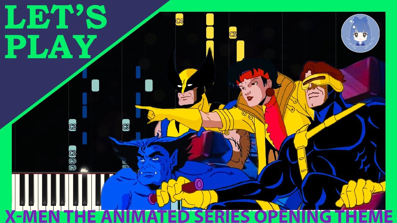 X-Men The Animated Series Opening [Piano Tutorial] - YouTube