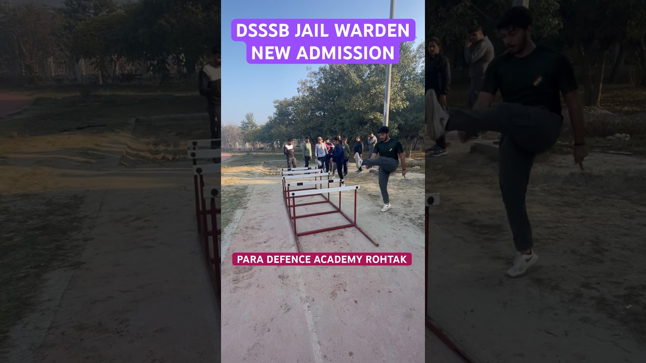 DSSSB JAIL WARDEN PHYSICAL TRAINING PARA DEFENCE ACADEMY ROHTAK #army # ...