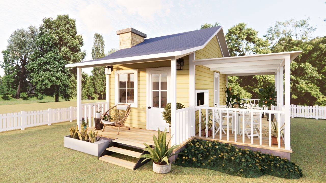 Simple Small House | 4x6m | House Design Ideas - YouTube
