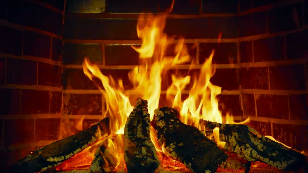 FIREPLACE 2🔥(10 hrs) Ultra HD-Feel at Home by Seeing Fire Burning Video ...