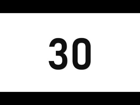 30 saniye geri sayım (30 ile 0) | Beyaz Ekran