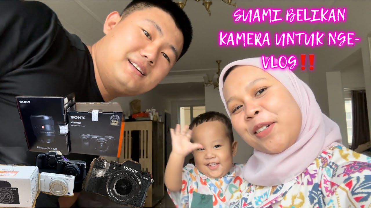 DIBELIKAN SUAMI KAMERA UNTUK NGE-VLOG, YOUTUBER PEMULA BUTUH INI⁉️ - YouTube