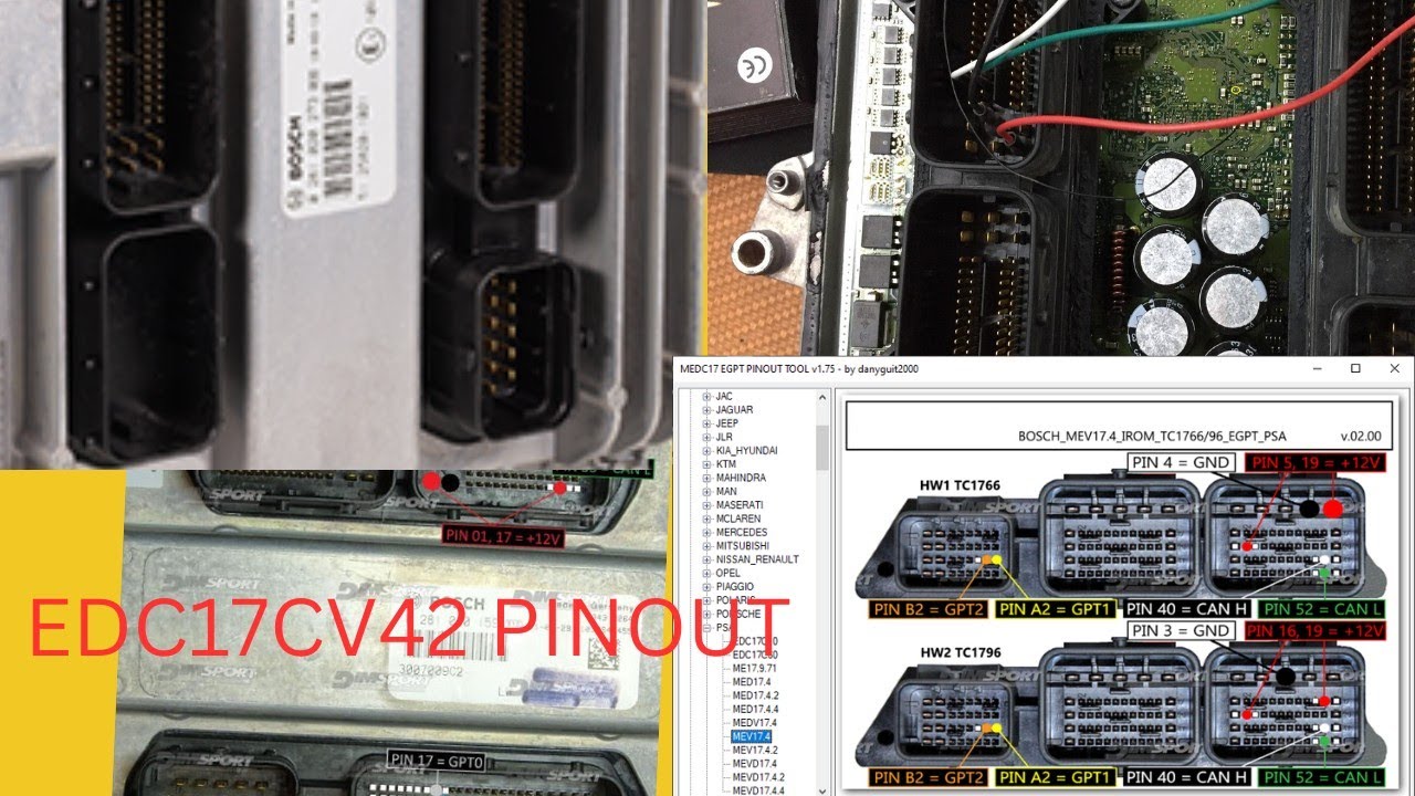 EDC17CV42 Pinout MAN TGX EURO truck Ecu Pinout and diagrams service ...