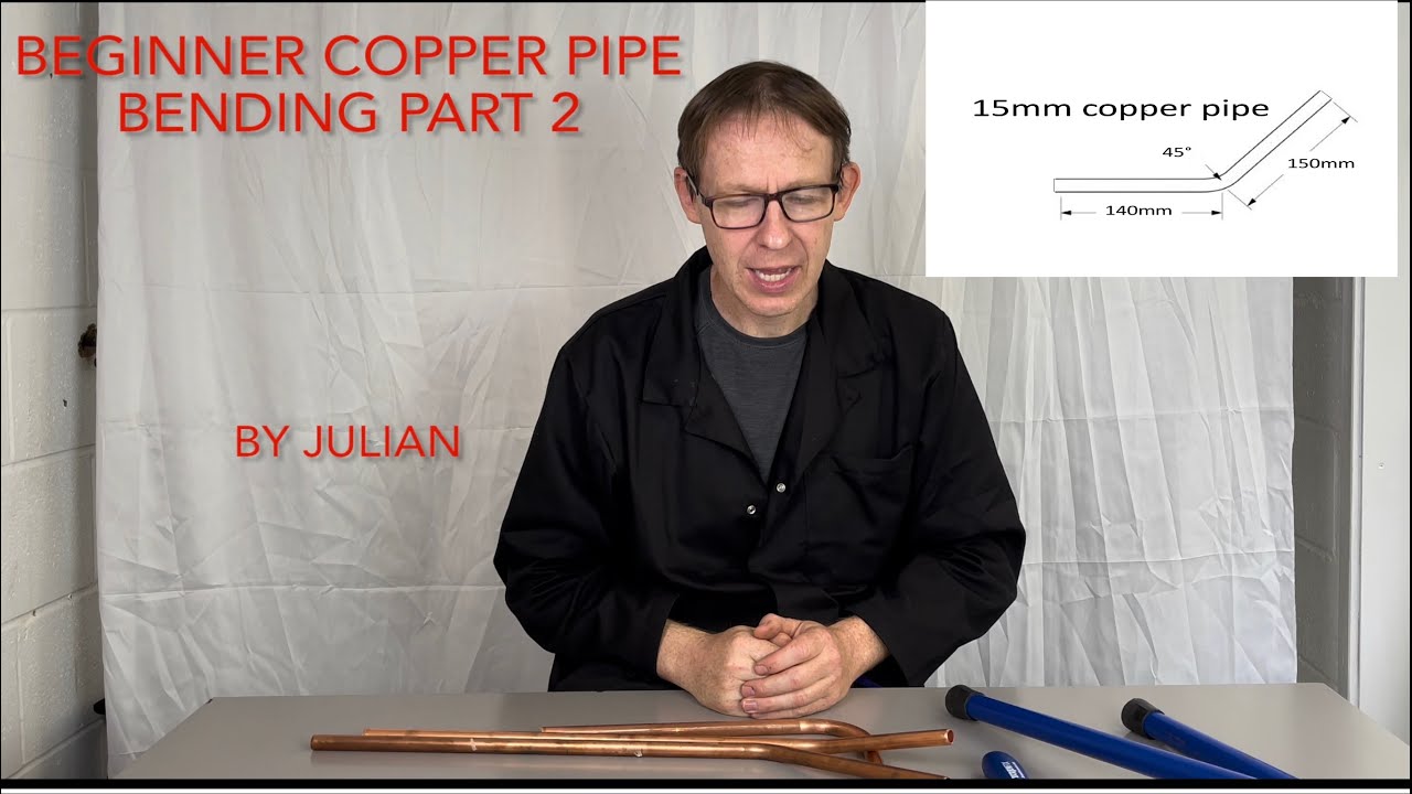 Copper pipe bending- measuring and working out bend centres. - YouTube