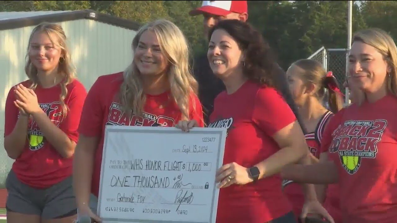 Wamego pitcher wins 'player of the year' - YouTube