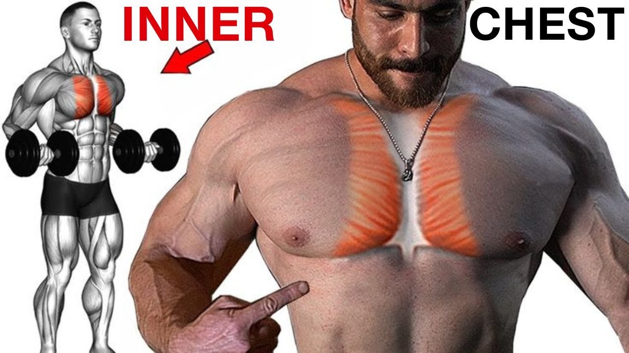 BEST INNER Chest Line Workout Routines You Need To Know. - YouTube