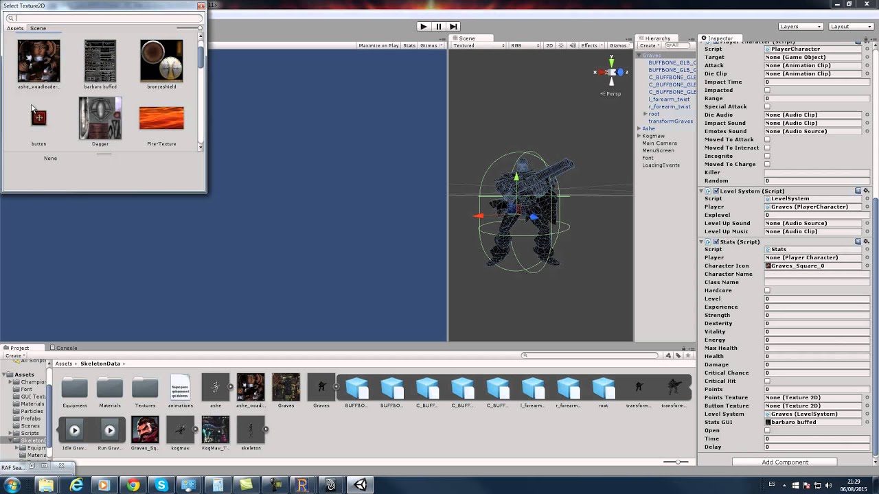 [Unity3D-LoL] Usar campeones de LoL en el Unity3D engine - YouTube