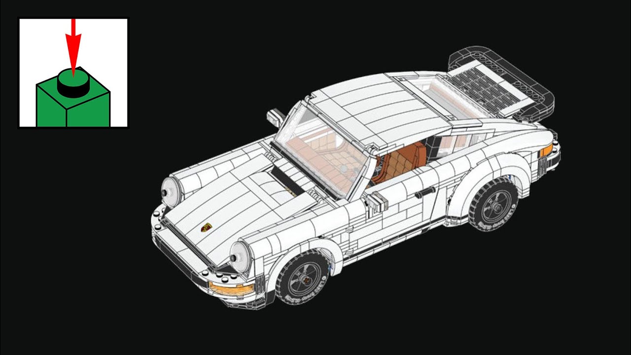 LEGO Creator Expert 10295, Porsche 911 - building instructions - YouTube