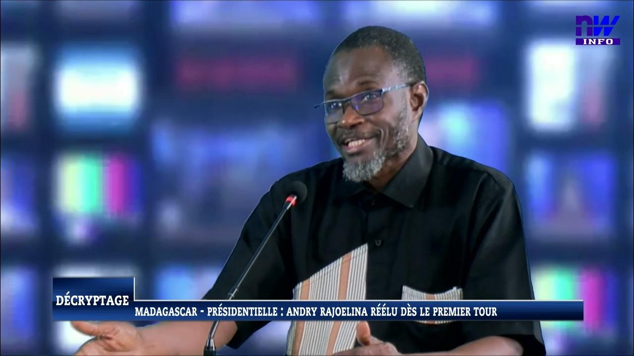 Madagascar - présidentielle : Andry Rajoelina réélu dès le premier tour - YouTube