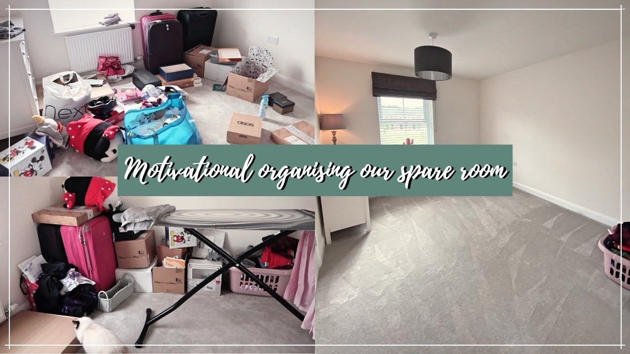ORGANISING AND CLEANING OUR SPARE BEDROOM (JUNK ROOM) VLOG August 2021 ...