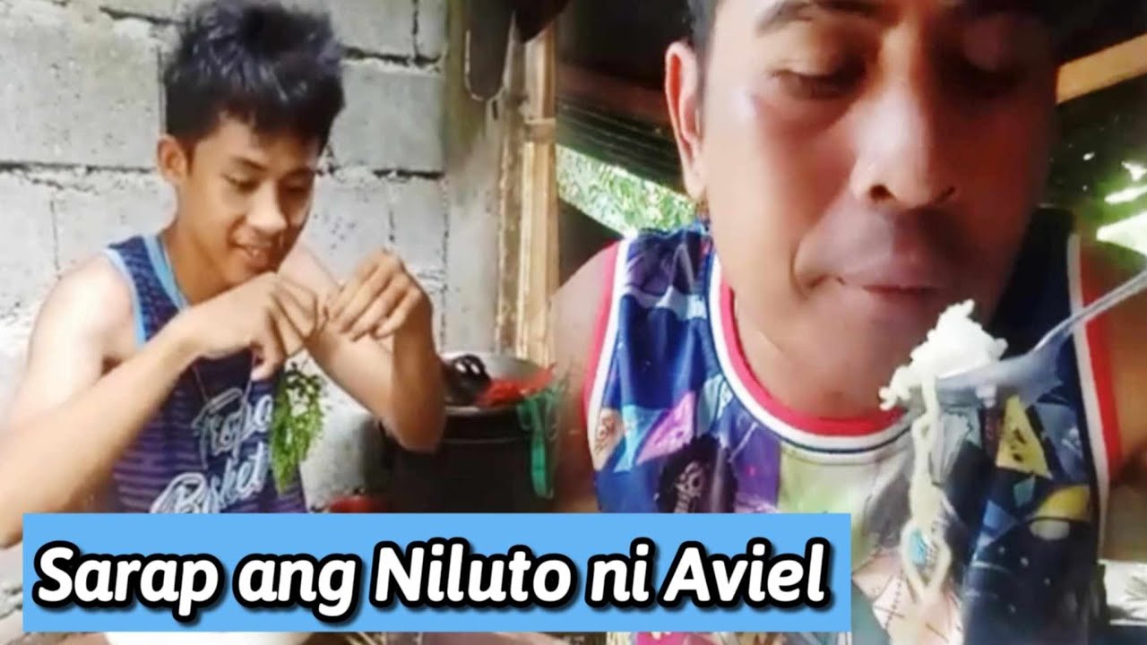 sarap ang niluto ni aviel noodles w/talbus nang kamote malunggay@NononVlog - YouTube