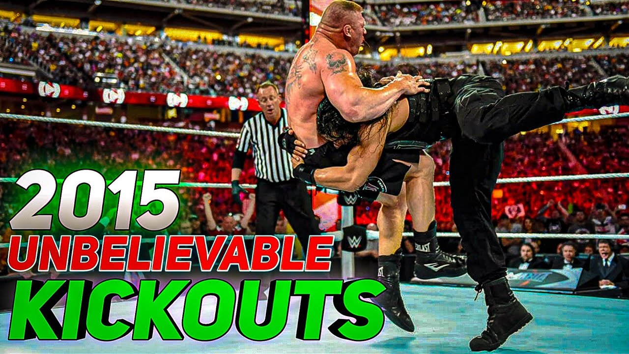Insane Kickouts of 2015 in WWE - YouTube