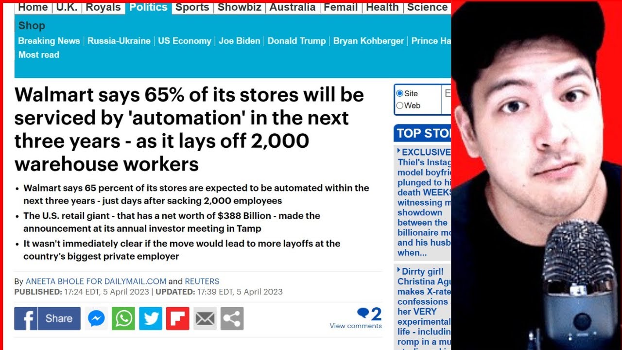 WALMART STORES WILL BE AUTOMATED, WORKERS WILL LOSE JOBS - YouTube