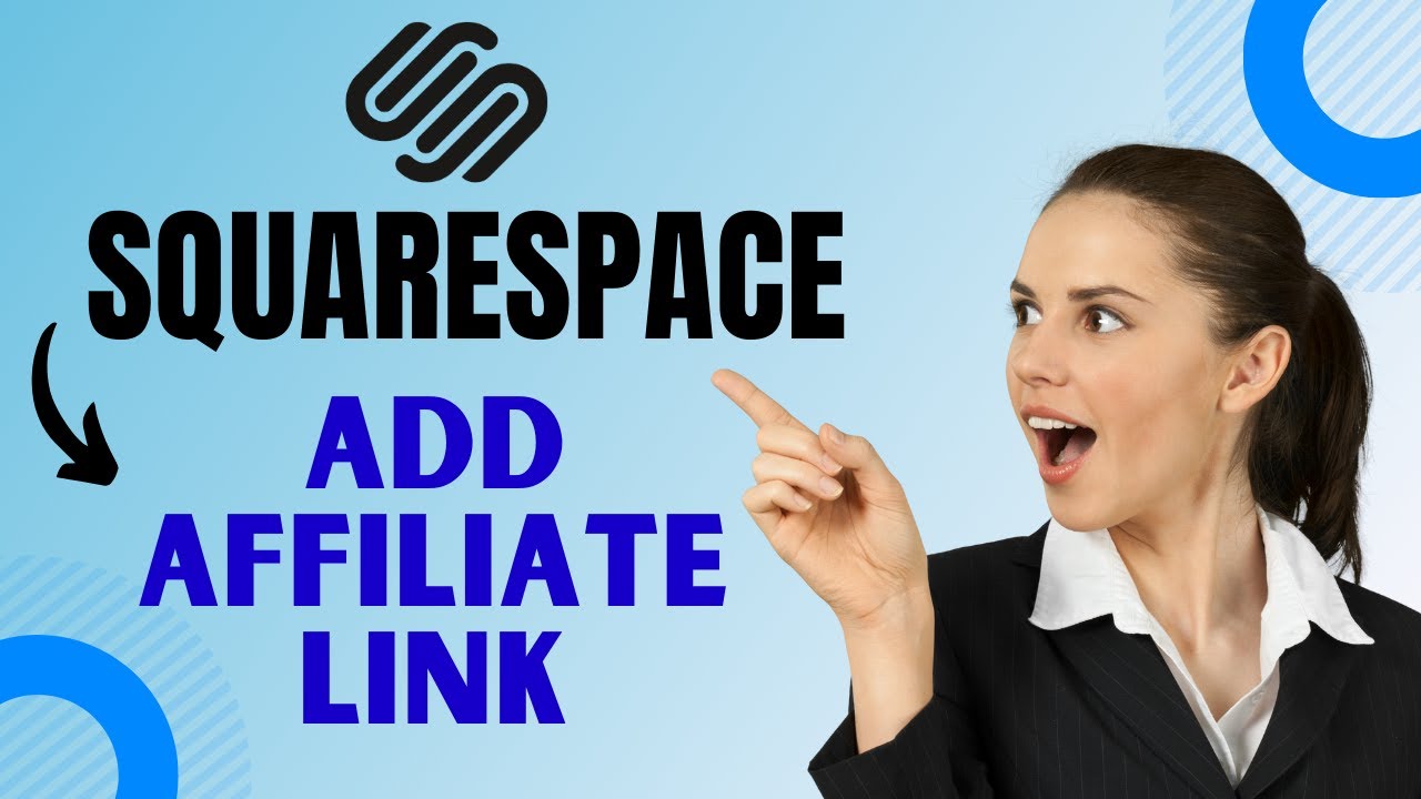 How to Add Affiliate link to Squarespsace Website (Best method) - YouTube