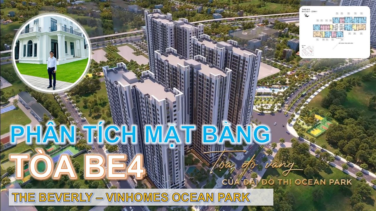 Phân Tích Mặt Bằng Tòa BE4 | The Beverly | Vinhomes Ocean Park - YouTube