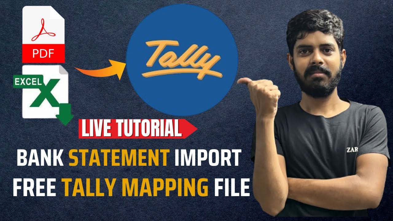 How to Import Bank Transactions from PDF/Excel to Tally Prime in One ...