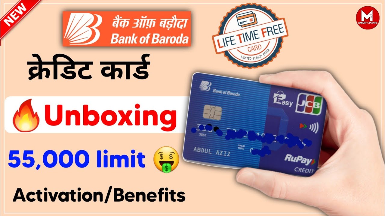 Bob Credit Card Unboxing🔥| Bank of Baroda Credit Card Unboxing 2024 ...