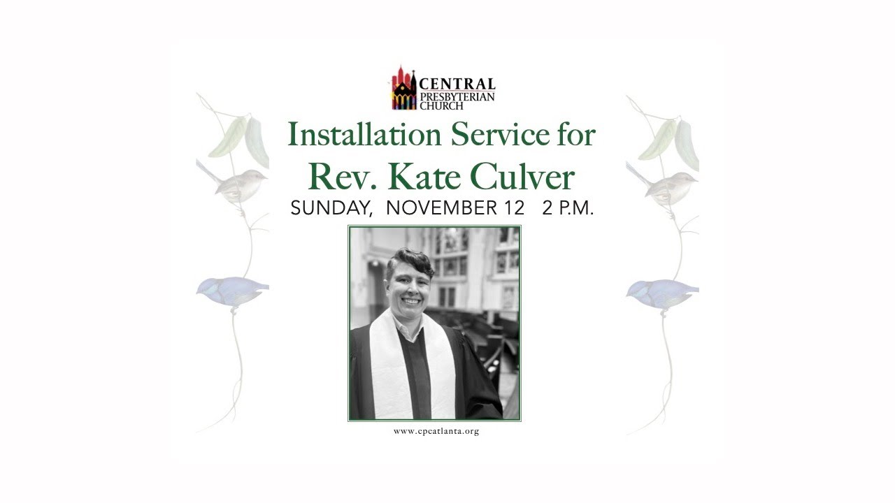 The Rev. Kate Culver Installation Service - November 12, 2023 - YouTube