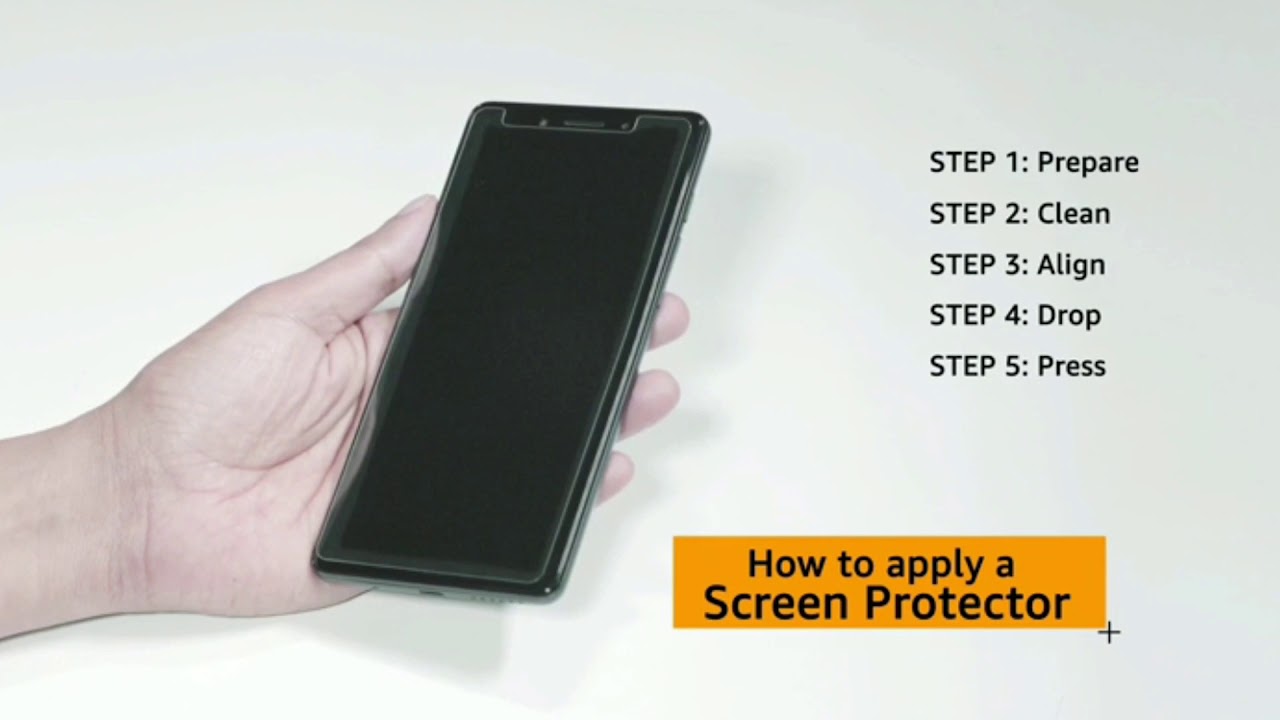 How to apply a screen protector. - YouTube