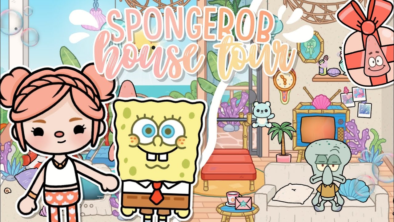 Spongebob House tour!! ⭐ || New update || toca life world⚡🌈 - YouTube