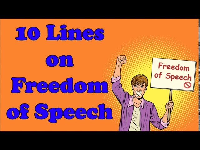 Freedom Of Speech Examples For Kids