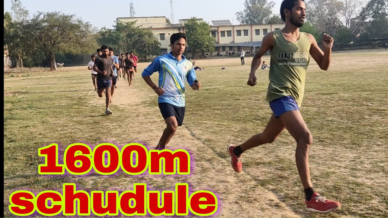 1600 Meter Speed workout। 1600 Meter run faster schudule - YouTube