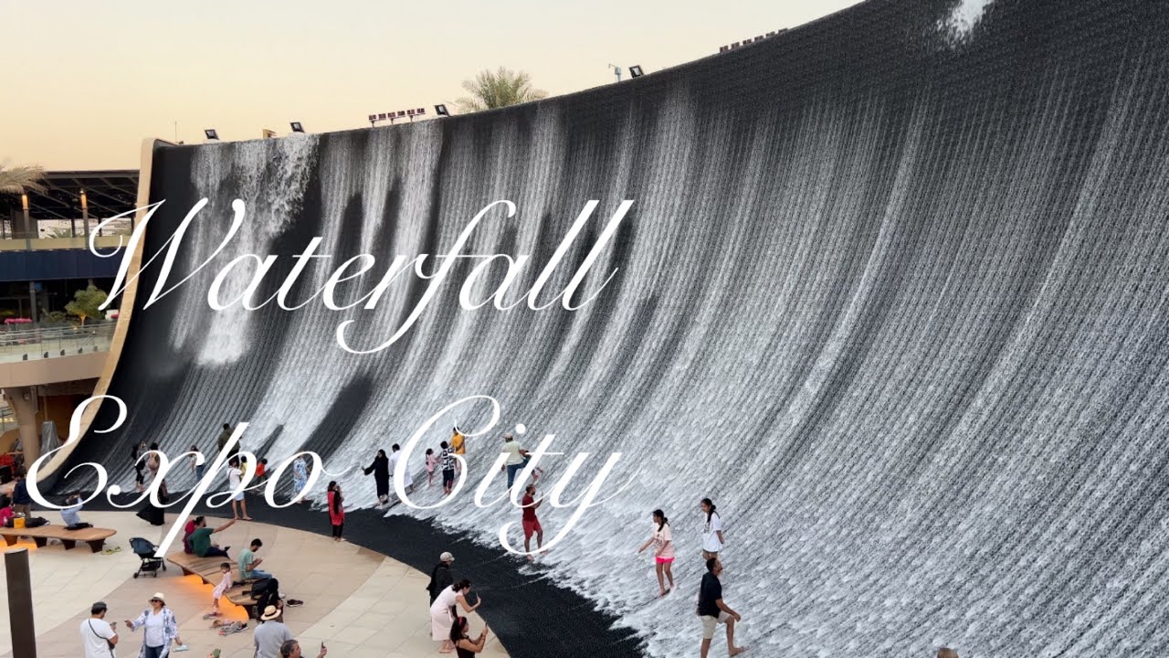 Waterfall Expo City 2022 | Dubai | #dubai #expo2020 - YouTube