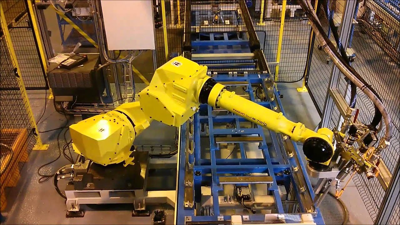 GLUING WITH ROBOT - YouTube