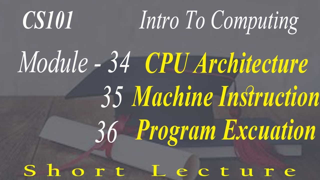CS101 Lecture 34 35 36 | Short Lecture By VU Mentor - YouTube