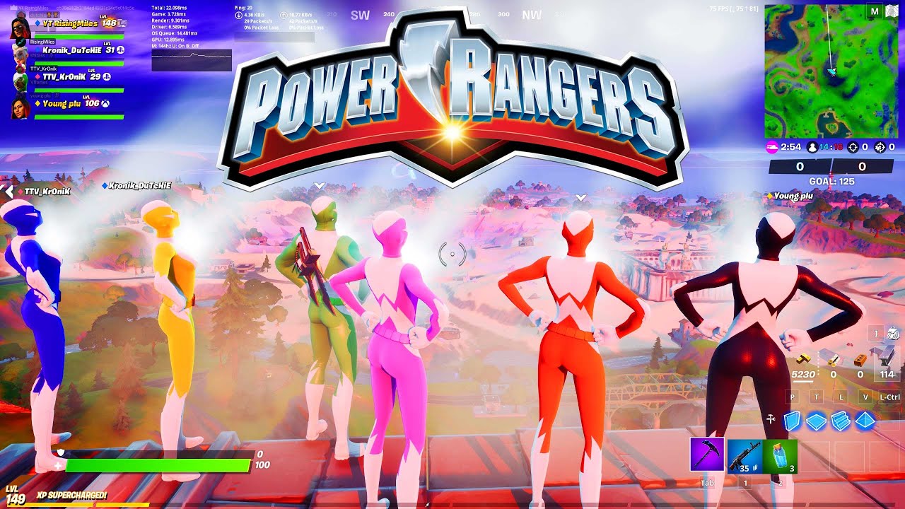 POWER RANGERS FORTNITE! - YouTube