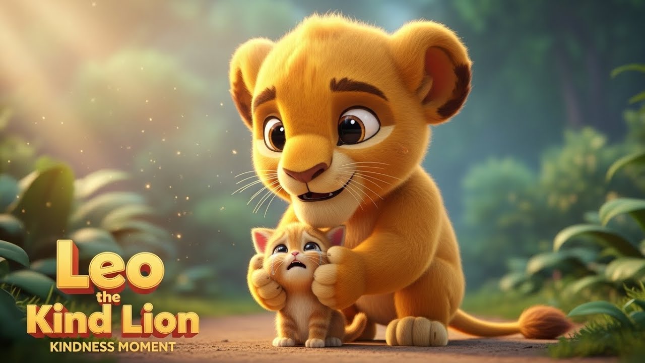 Leo the Kind Lion 🦁💛 | Heartwarming Kids Story About Kindness ...