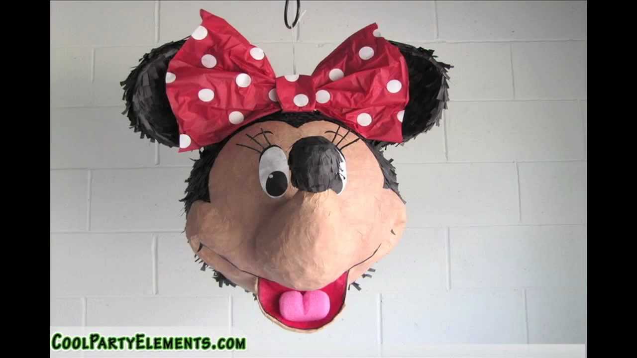 Custom Mini Mouse Pinata - YouTube
