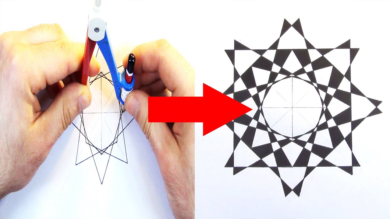 Relaxing Geometric Drawing Based On Triangles - YouTube
