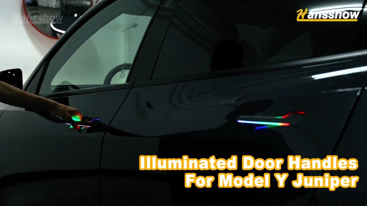 How to install Model Y Juniper door handles - YouTube