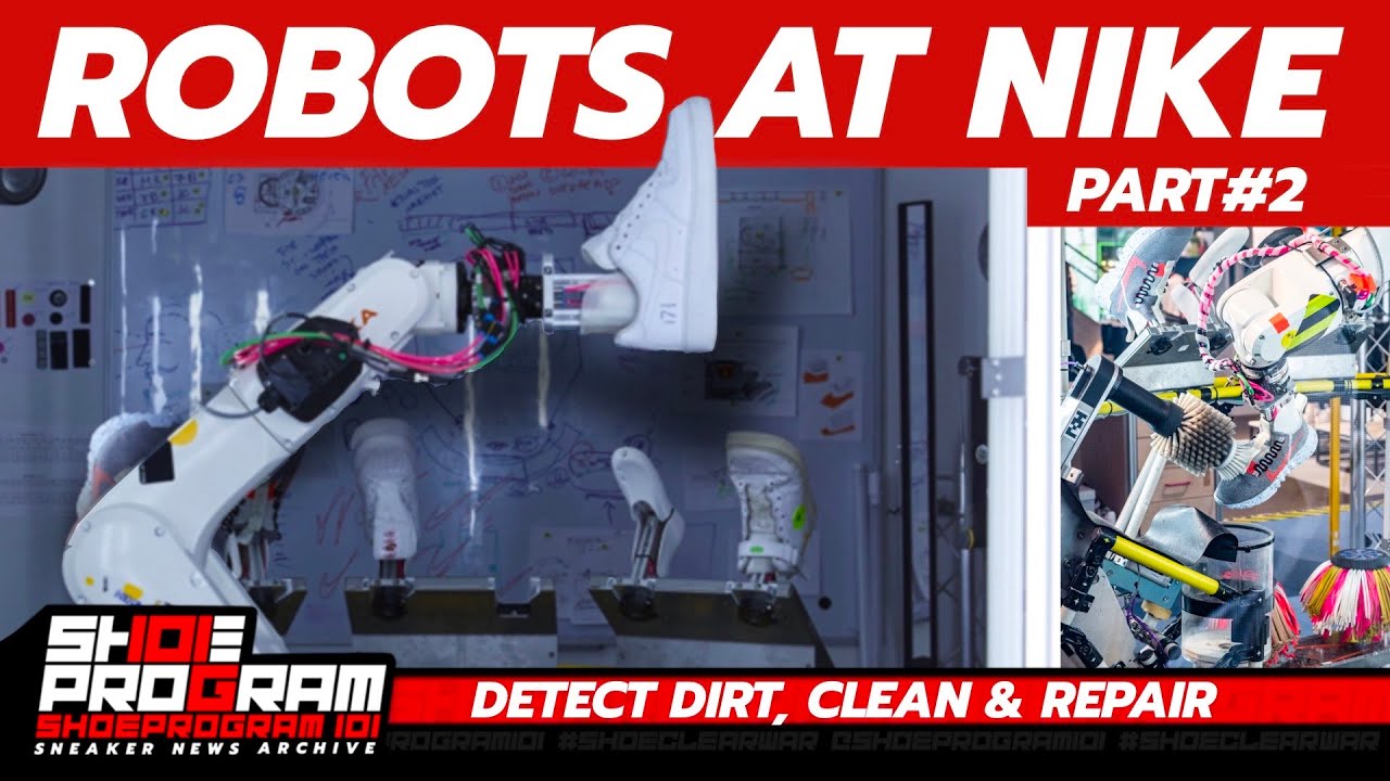@nike Robots Clean and Repair Sneakers. Meet B.I.L.L #nike # ...