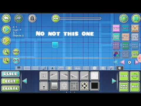 Geometry dash how to make glitch objects by mr hand class 2 - YouTube
