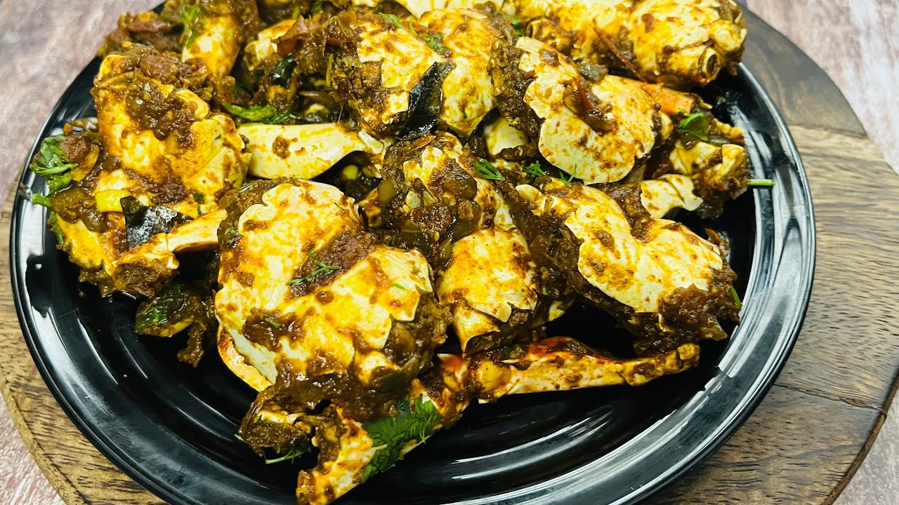 Crab roast recipe/Kerala style crab roast recipe/ fish recipe/ home ...