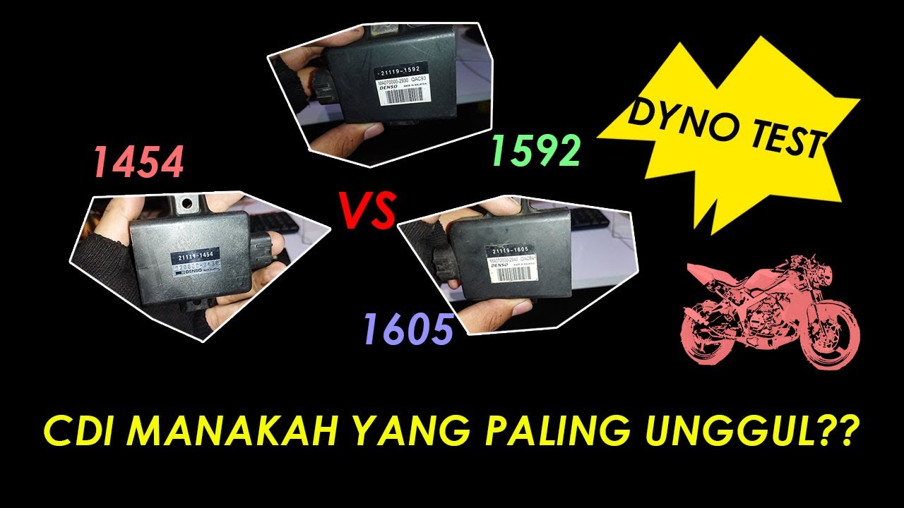 MANAKAH YANG PALING UNGGUL CDI 1454 , 1592, ATAU 1605? Review Dyno ...