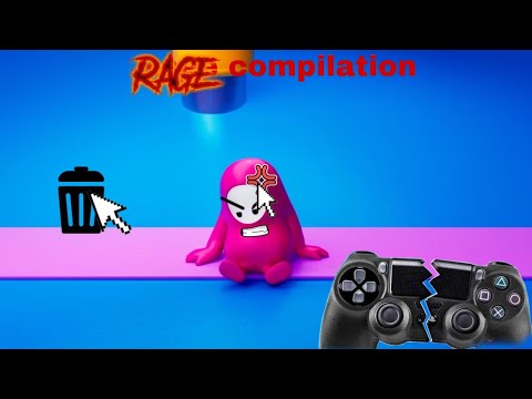 Fall guys rage moments - YouTube