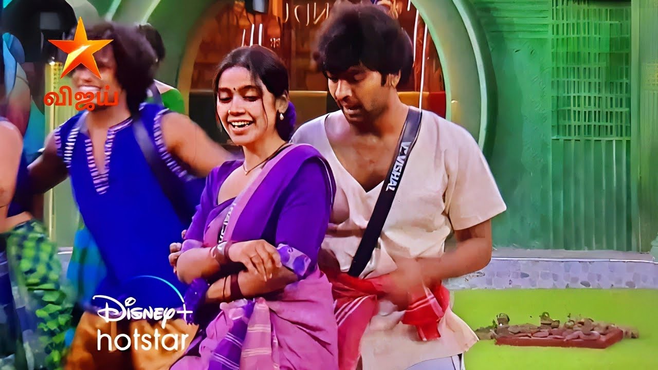 Bigg Boss Tamil 8 - Vj Vishal Tharshika Romance Dance 😍 செம | Promo 7 ...