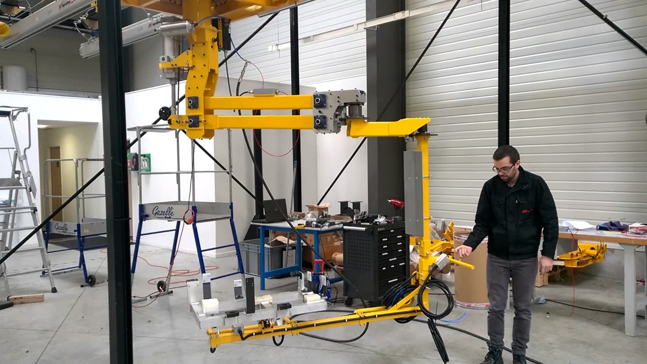 New Ingersoll Rand Zero Gravity pentographic arm - YouTube