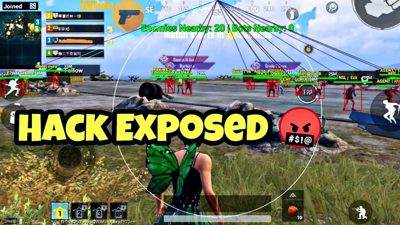 Exposing hackers in PUBG Mobile and Some squad wipes - YouTube
