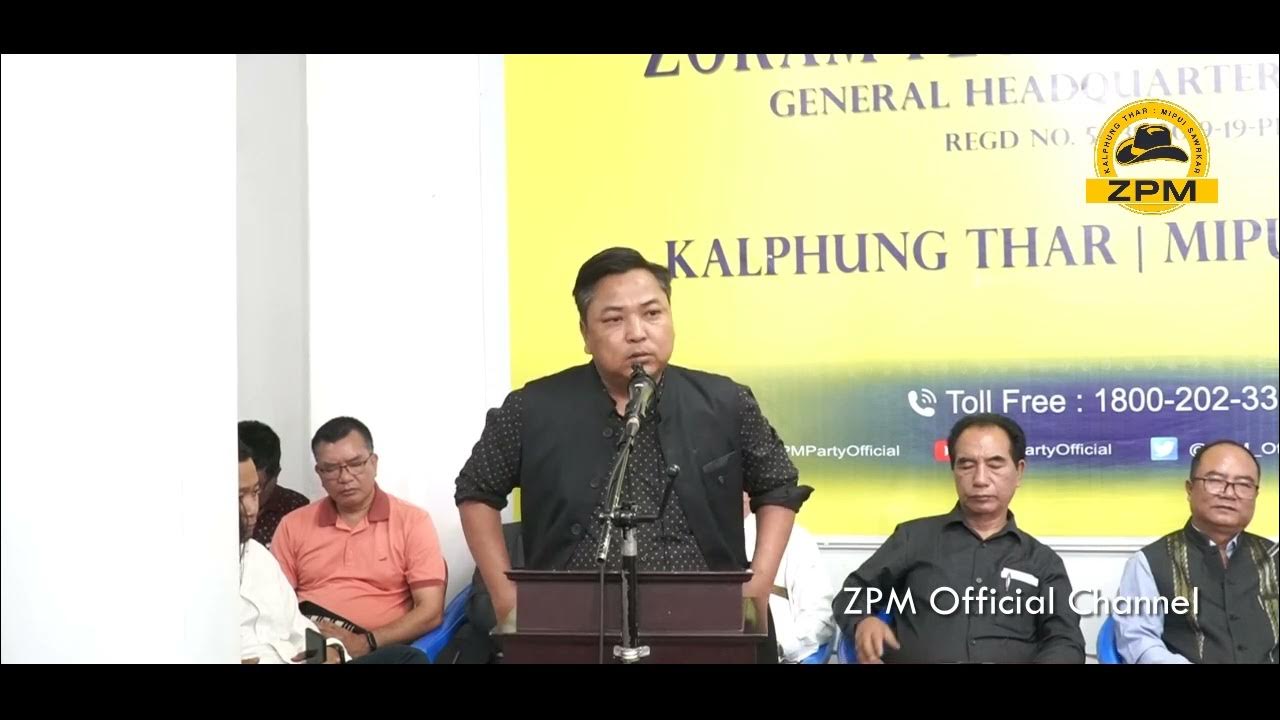 HC Vanlalchhuangliana - Zin report | ZPM Chhung Inkhawm | May 1, 2023 - YouTube