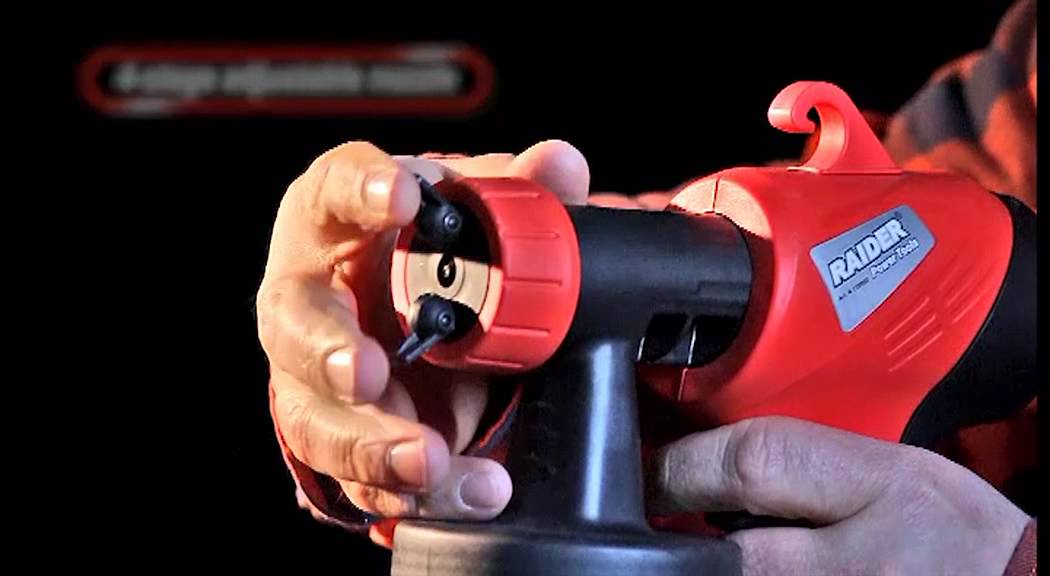 Raider Power Tools - Electric paint spray gun RD SGS-01 - YouTube