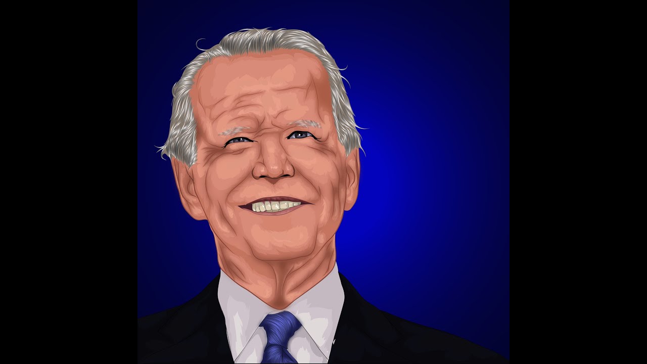 Joe Biden _Vector Art | Vector Portrait | Vexel Art( Speed Art) | Adobe ...
