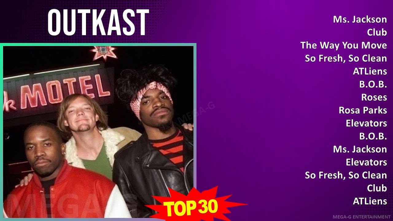 O u t k a s t 2024 MIX Greatest Hits ~ 1990s Music ~ Top Southern Rap ...
