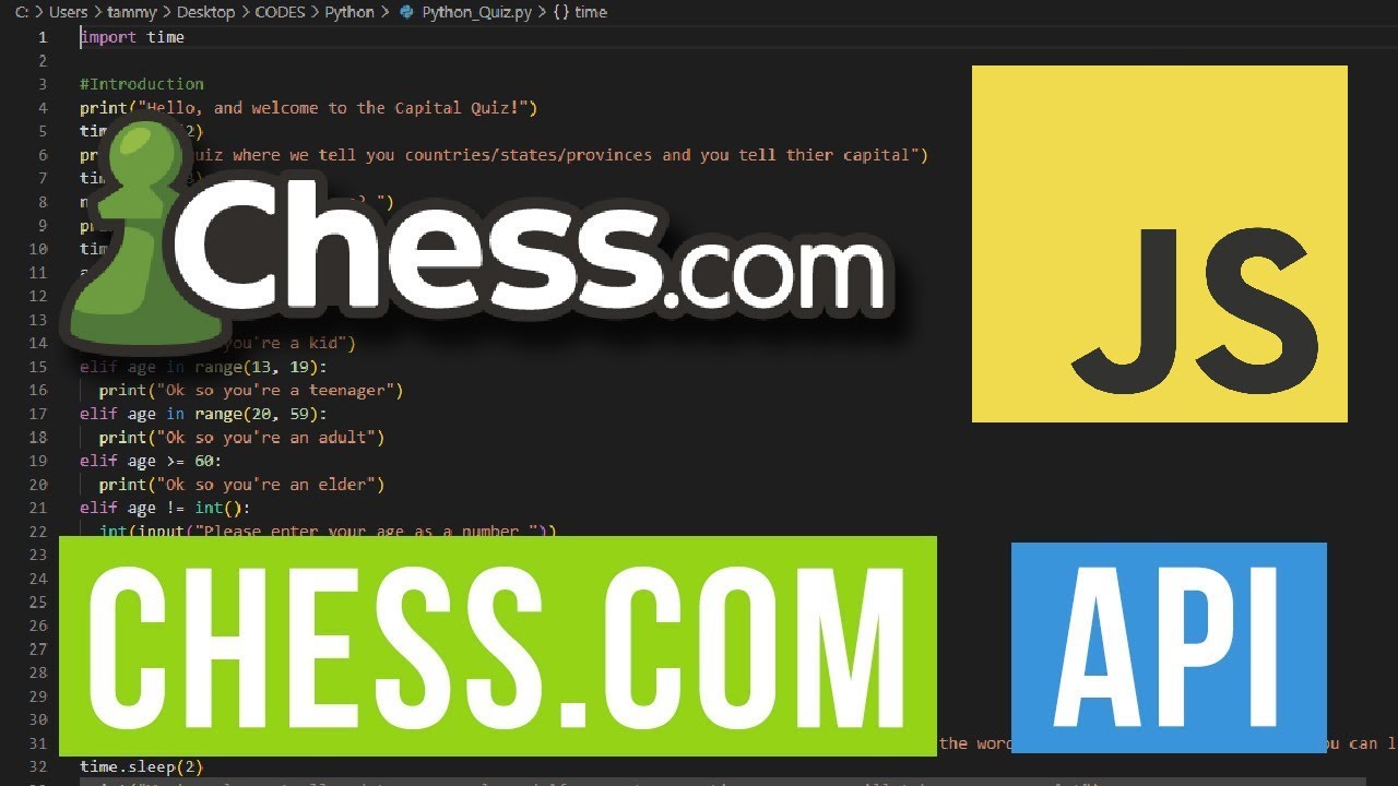 How to use Chess.com API with JavaScript | Chess.com API JavaScript ... How to use Chess.com API with JavaScript | Chess.com API JavaScript ...