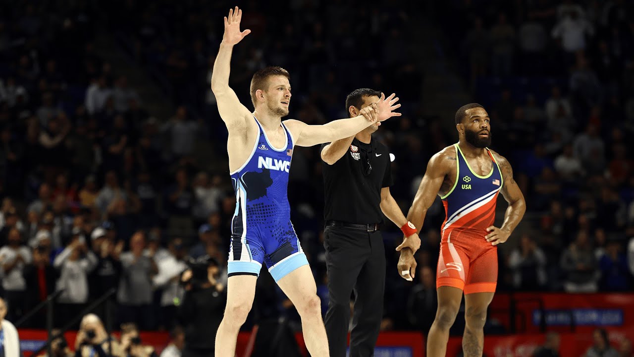U.S. Olympic Wrestling Trials: Jordan Burroughs vs. Jason Nolf | 74kg ...