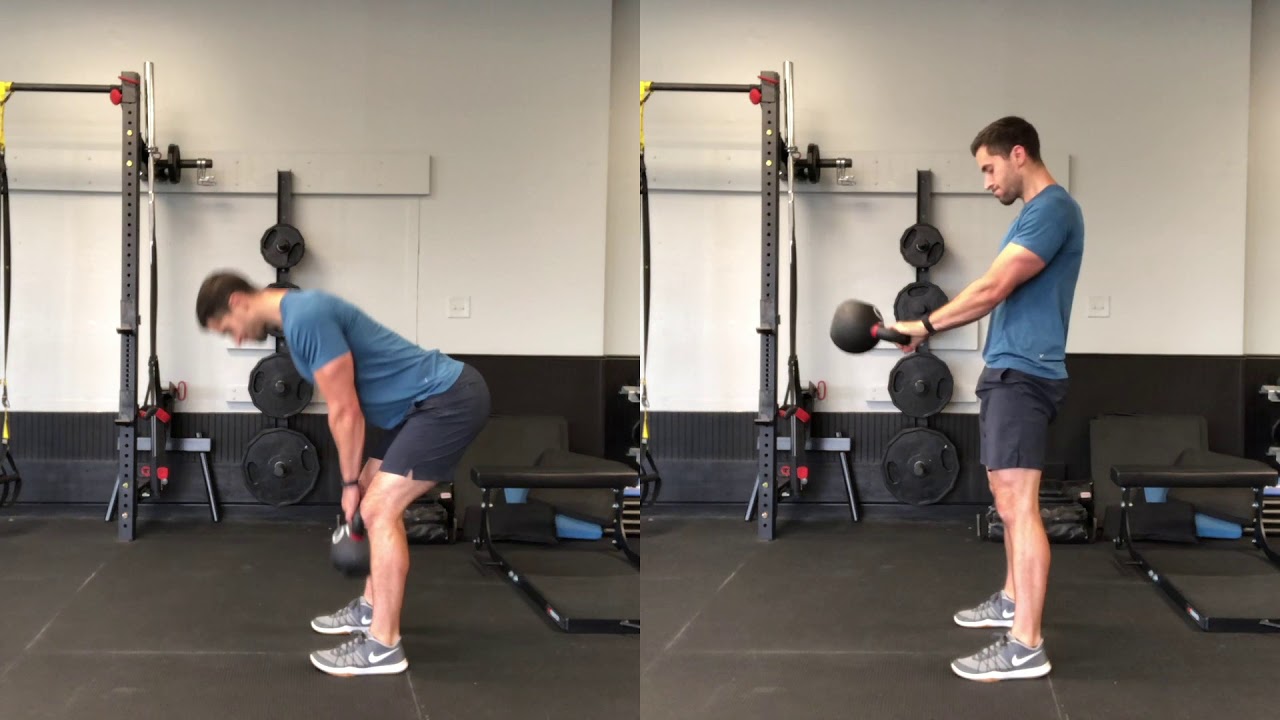 Perfect your KB swing - YouTube