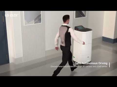 LG Cloi Room Service Robot